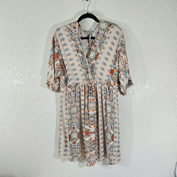 Nife Women | Dresses | Fast Fashion Boho Print Tunic Dress | Poshmark